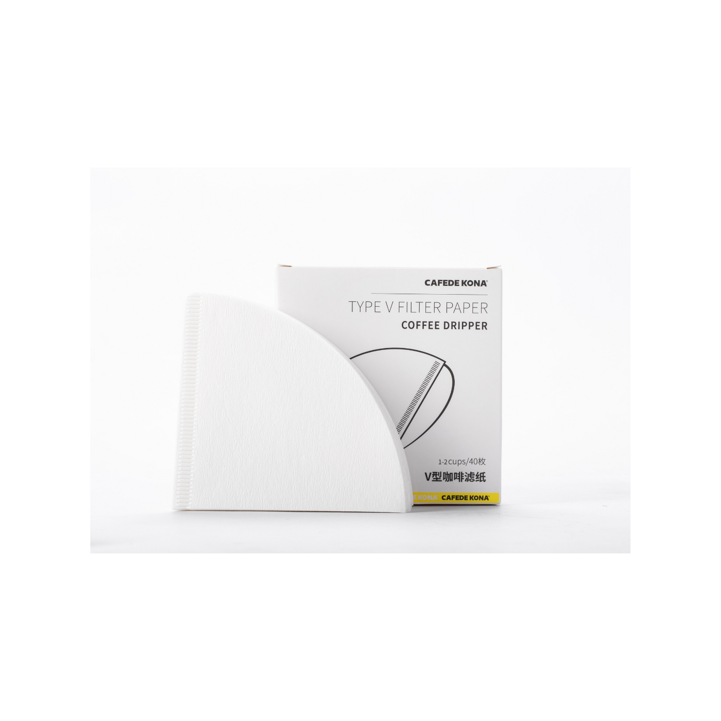 TYPE V FILTER PAPER - 40 pcs – CAFE DE KONA PHILIPPINES