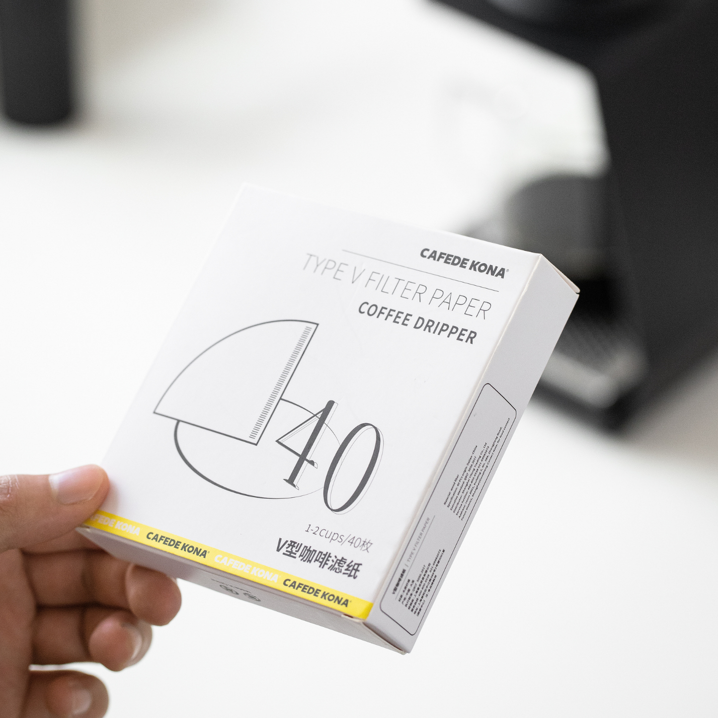 TYPE V FILTER PAPER - 40 pcs – CAFE DE KONA PHILIPPINES