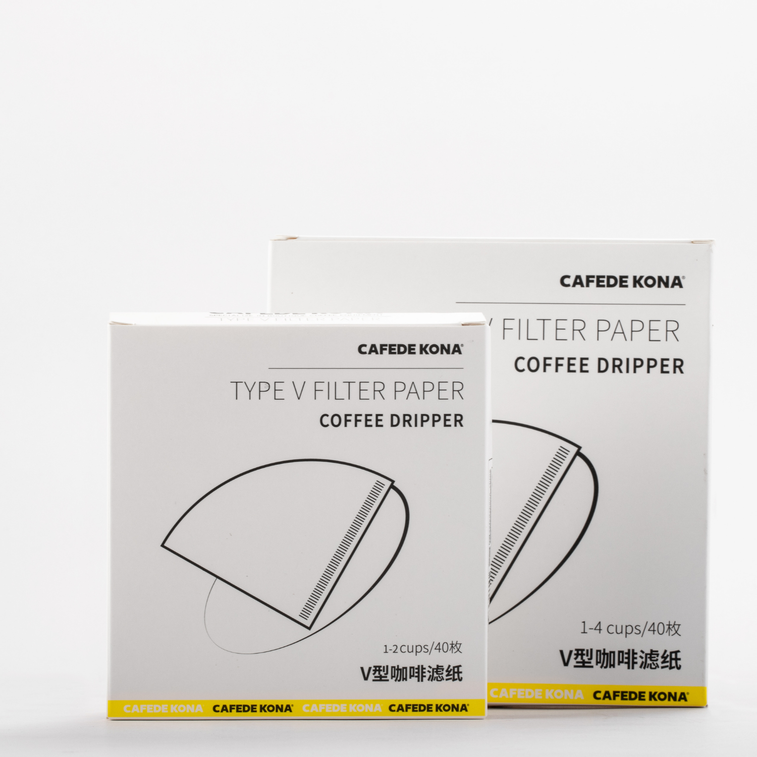 TYPE V FILTER PAPER - 40 pcs – CAFE DE KONA PHILIPPINES